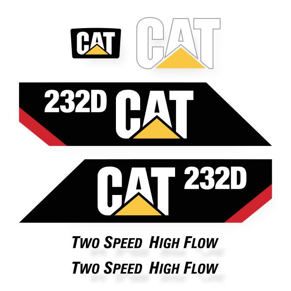 Caterpillar 232D Decal kit