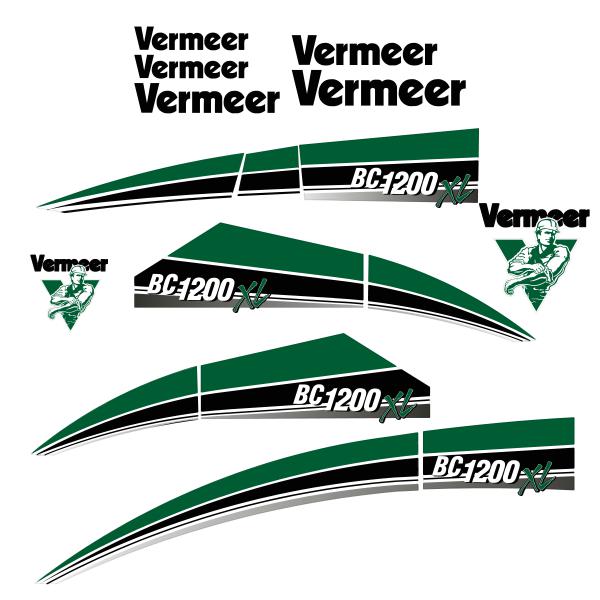 Vermeer BC1200 Decals