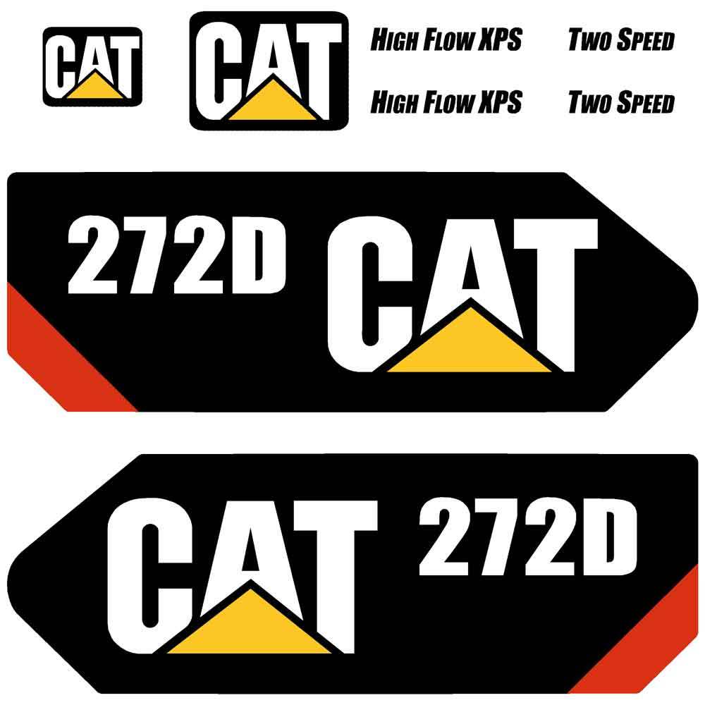 272D Loader Decals Stickers