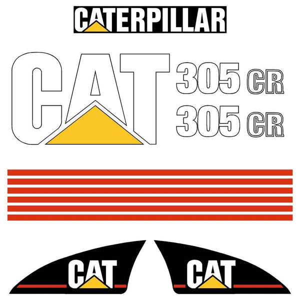 305CR Decals Stickers