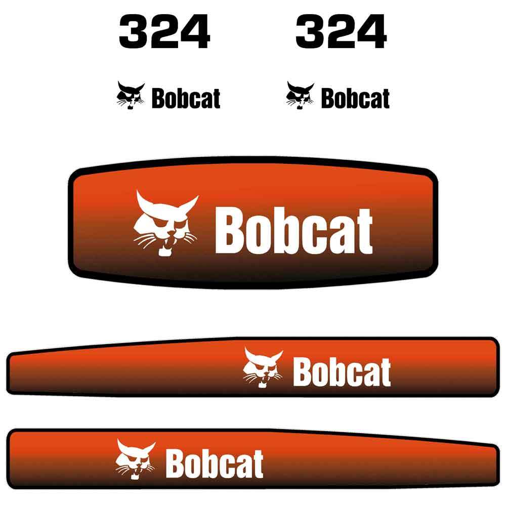 Bobcat 324 Decals Stickers