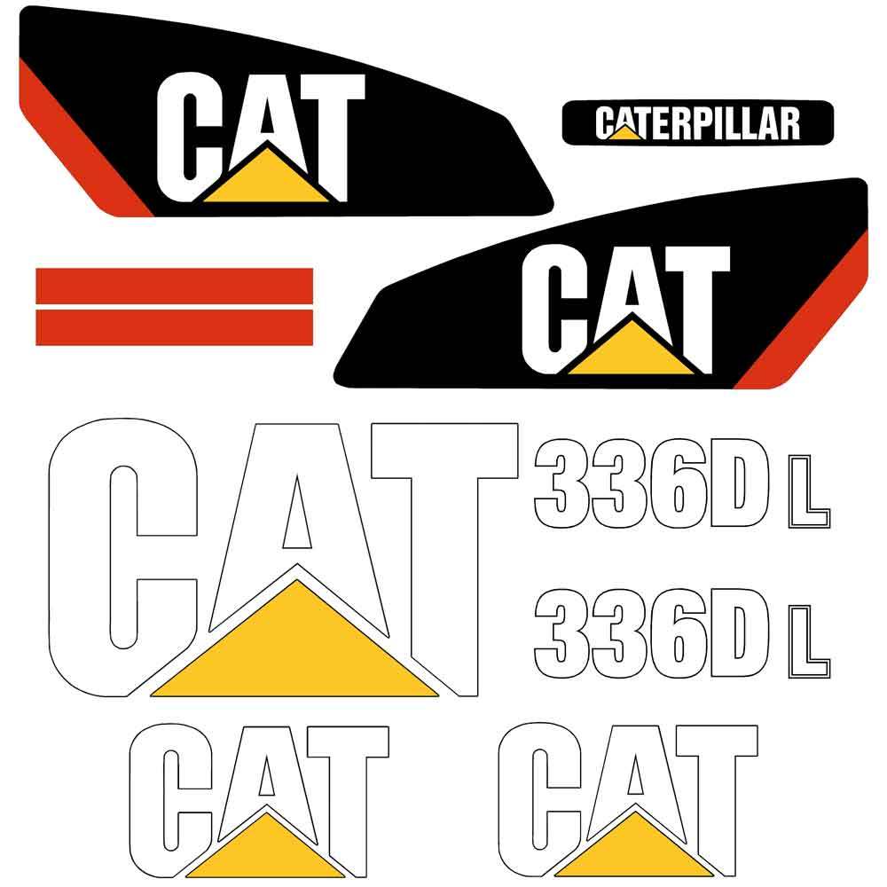 336D L Decals Stickers