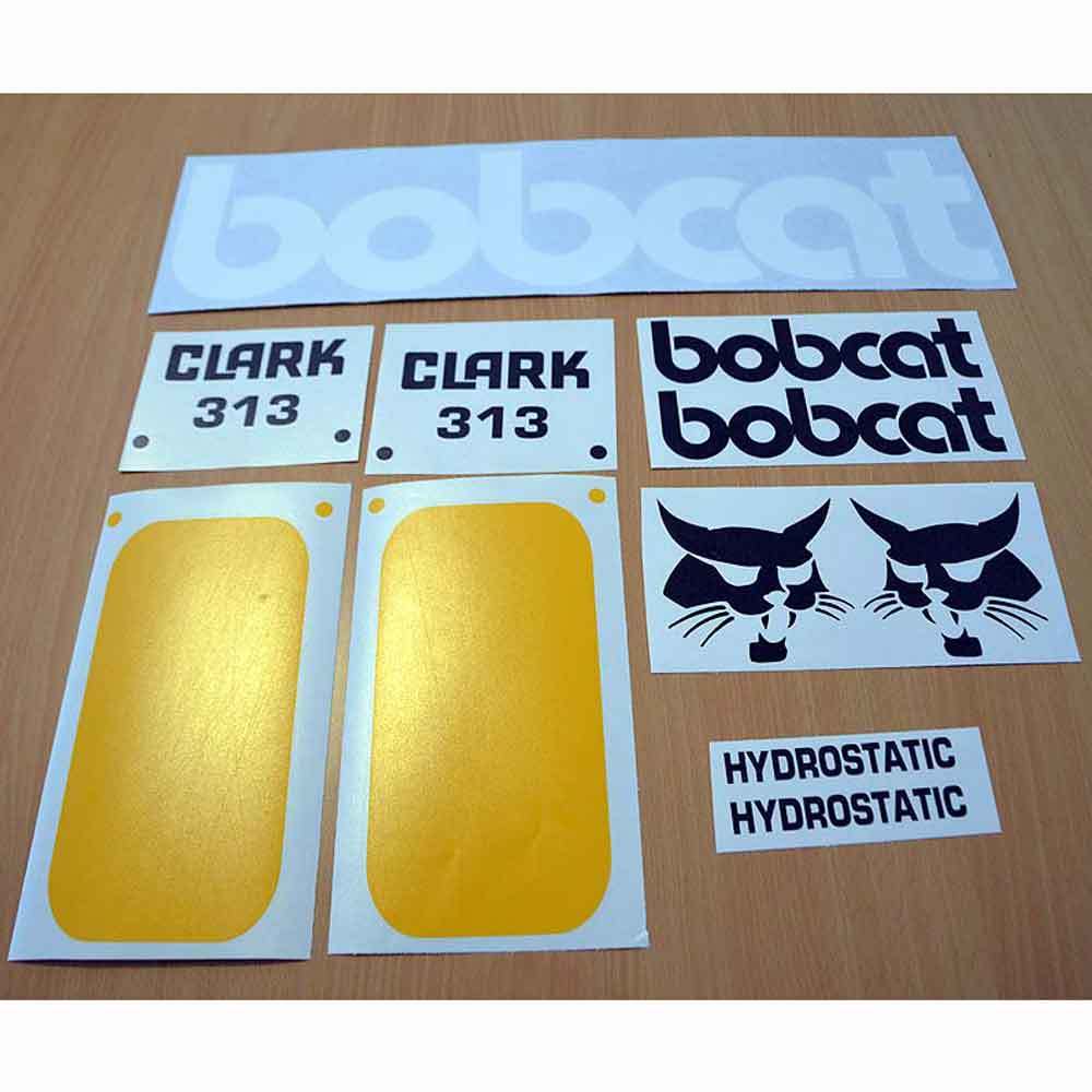 Bobcat 313 Skid Steer Loader Repro Decal Set Sticker Kit