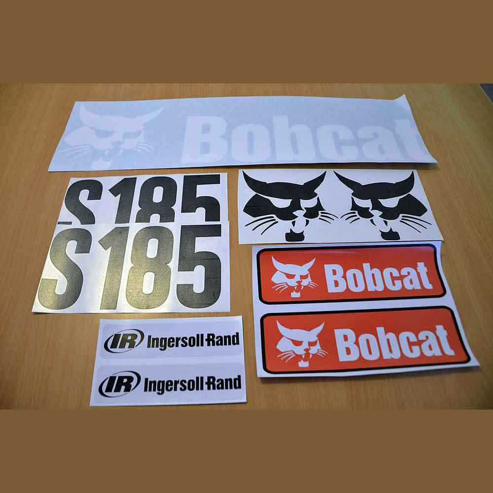 Bobcat S185 Skid Steer Loader Repro Decal Set Sticker Kit