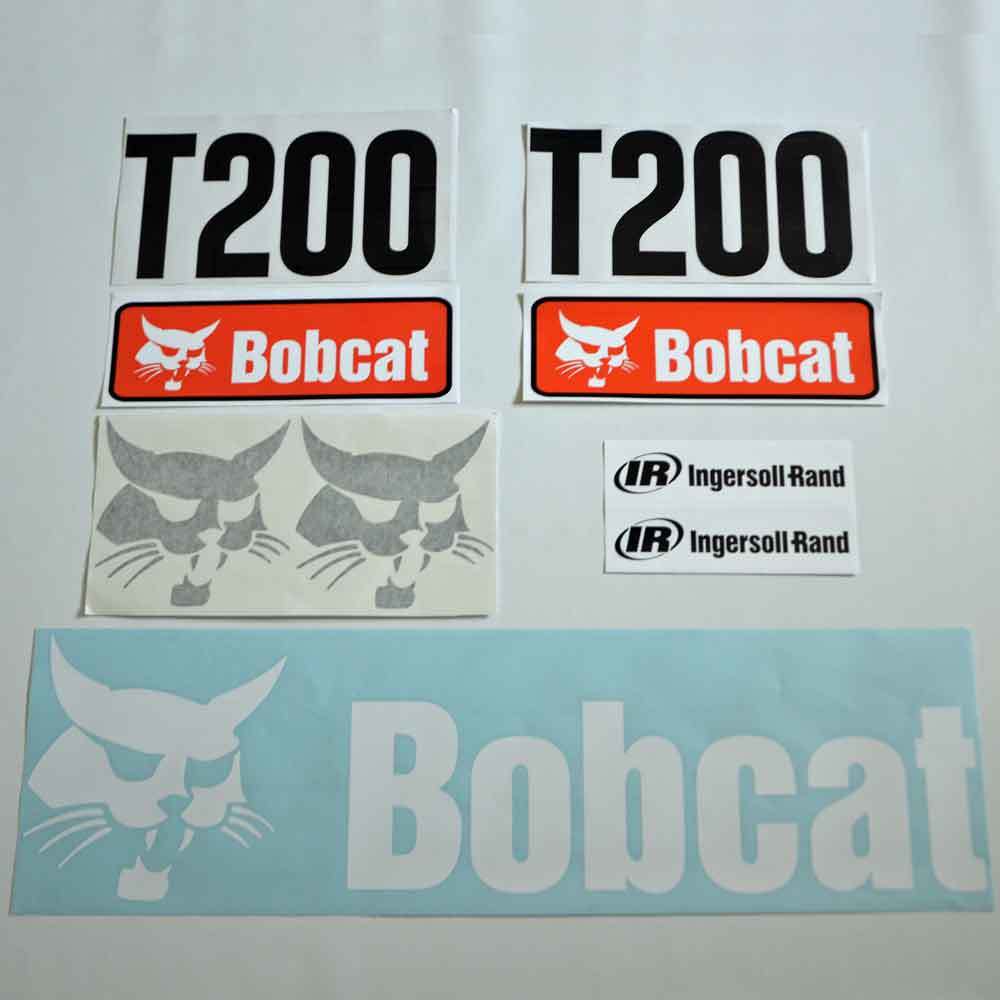 Bobcat T200 Compact Tracked Loader Decal Set / Sticker Kit