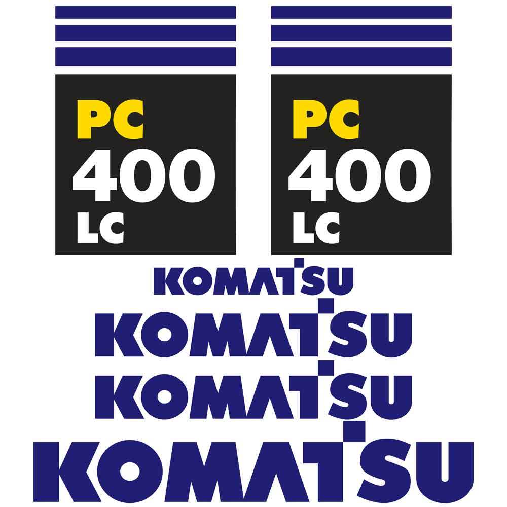 Komatsu PC400-7 Decal Kit