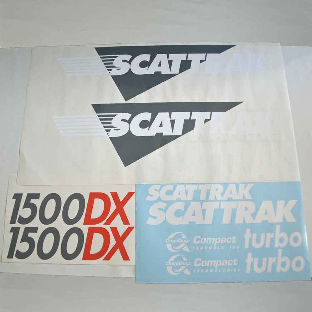 Scat Trak 1500DX Decal Kit - Skid Steer