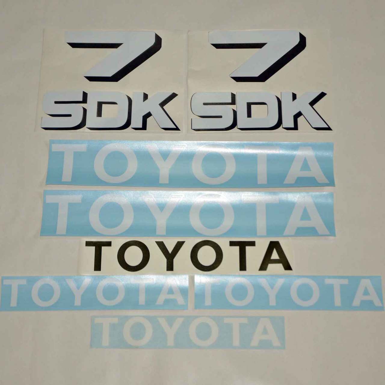 Toyota Huski 3SDK7 Skid Steer Loader Decal Set / Sticker Kit