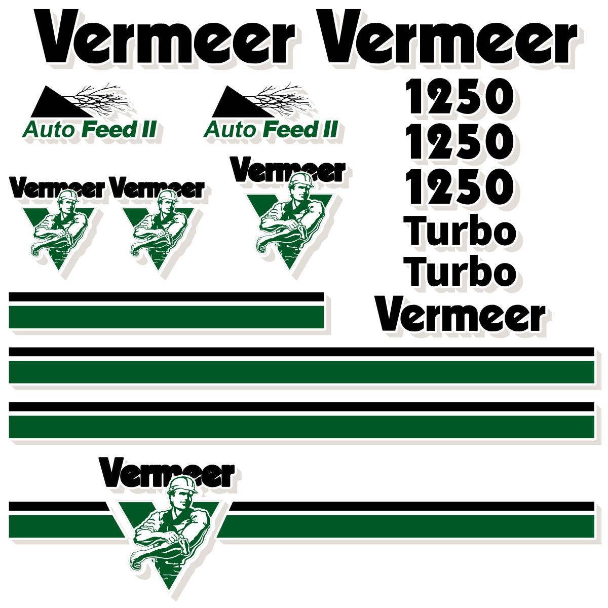Vermeer BC1250 Decals