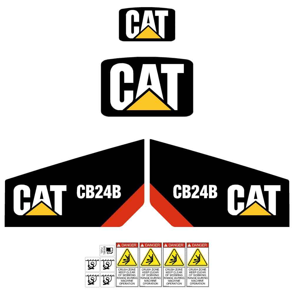 CB24B Decals Stickers Kit