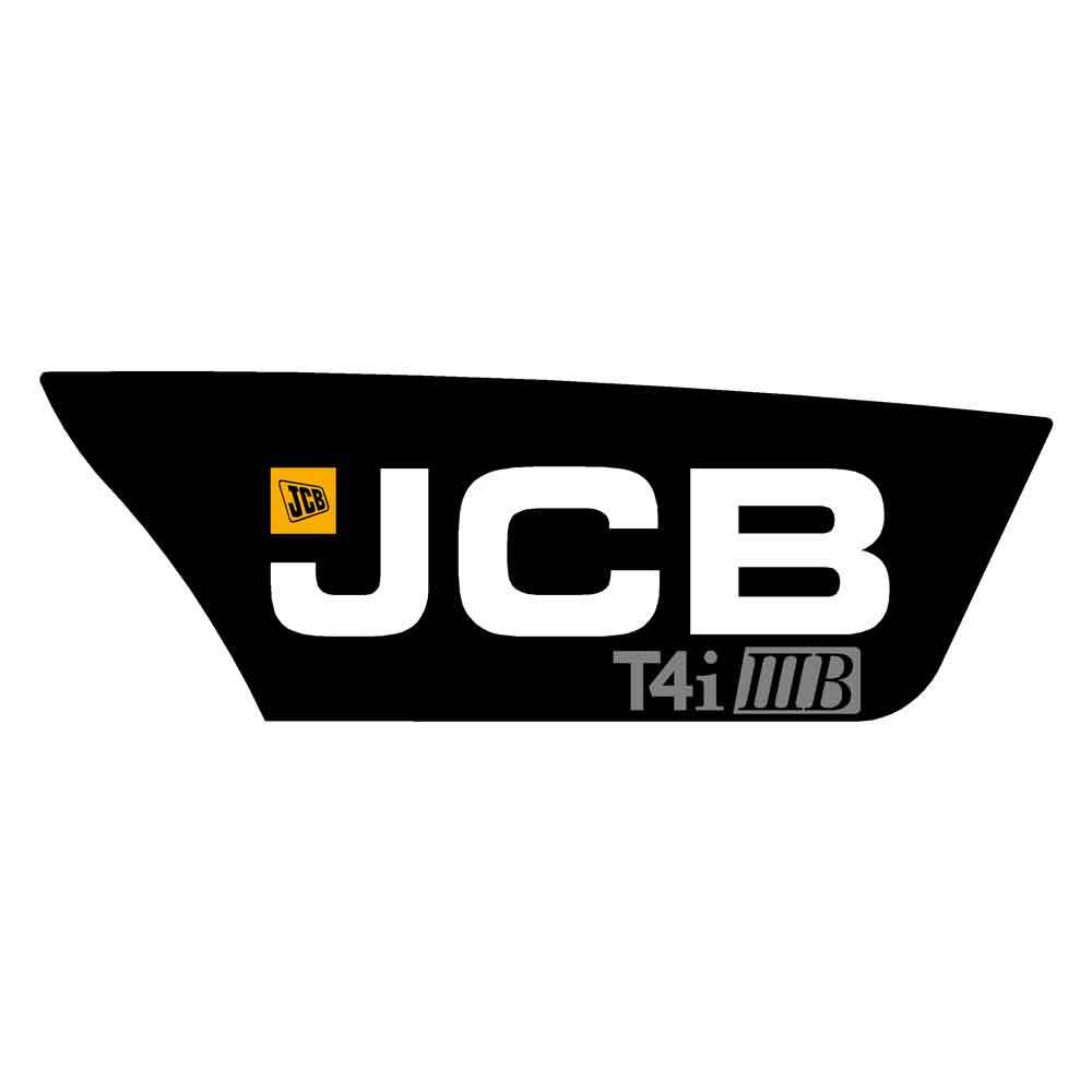 JCB Telehandler Decal Sticker for Side Engine Cover T4