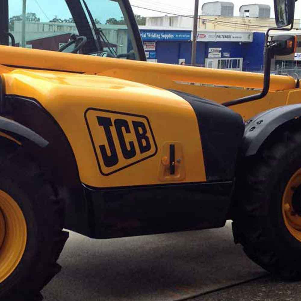 JCB Telehandler Decal Sticker for Side Engine Cover – AceDecals