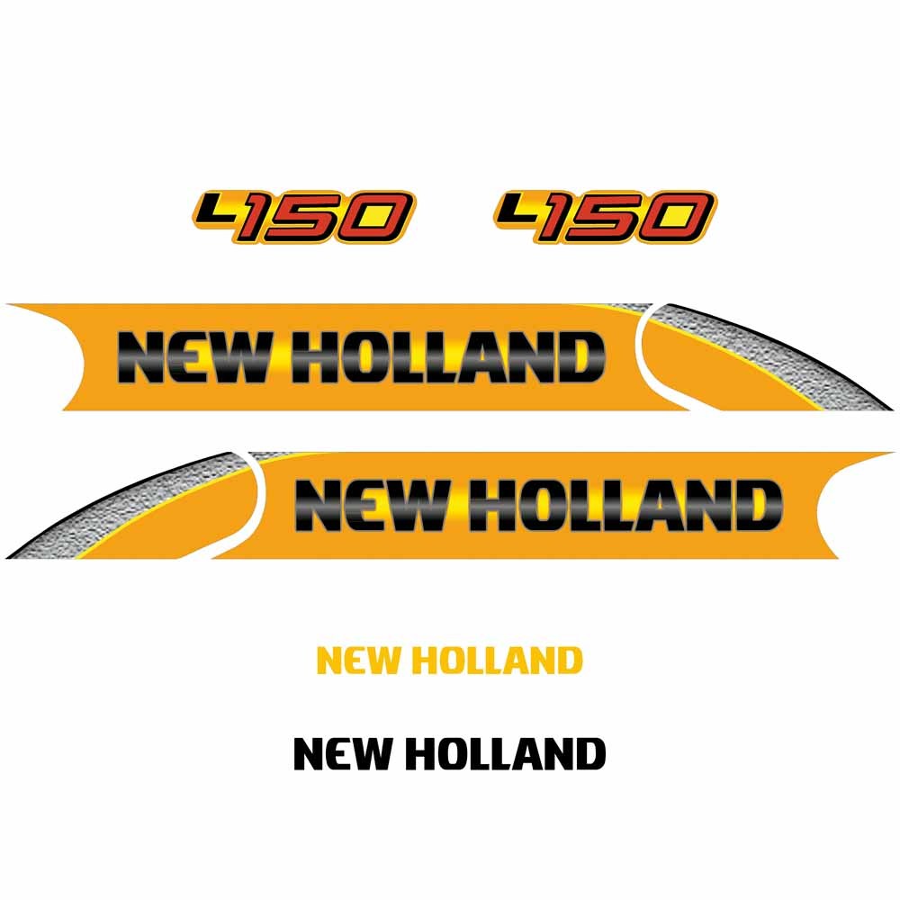 New Holland L150 Skid Steer Loader Repro Decal Set Sticker Kit – AceDecals