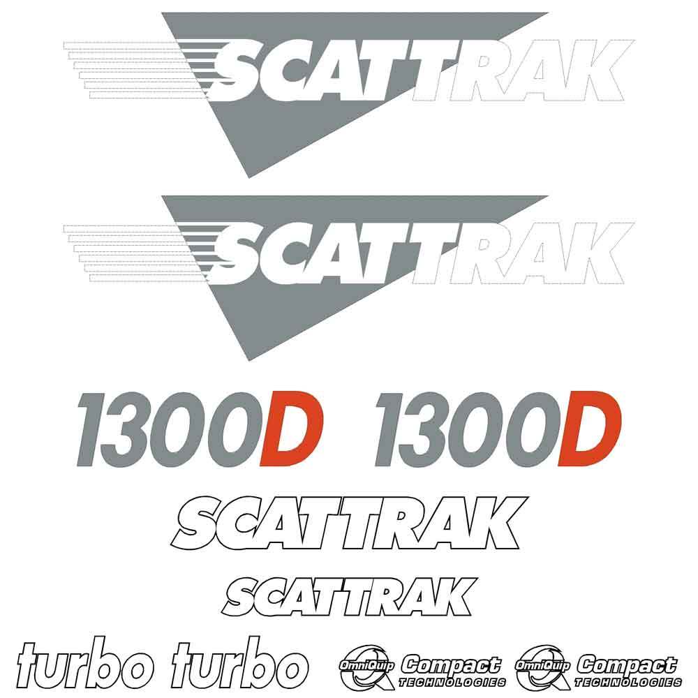 Scat Trak 1300D Loader Decal Set / Sticker Kit